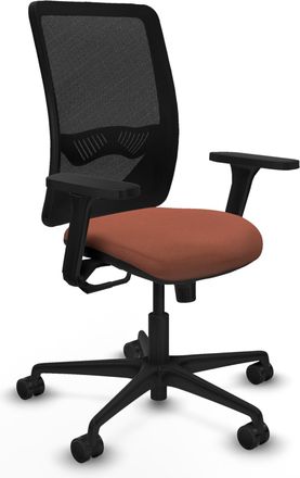 Piqueras y Crespo Sch&ouml;ner Schreibtischstuhl Zulema mit 3D-Armen, h&ouml;henverstellbare Lendenwirbelst&uuml;tze, ausgestattet mit 3 Positionen und Schneidschaum, mit 65 mm Nylon-