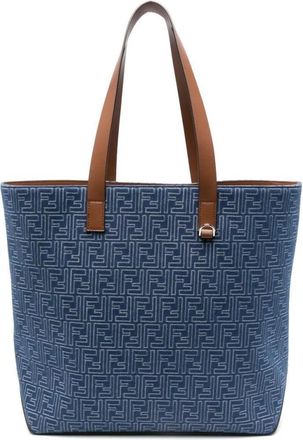 Fendi Shopper & Totes - Shopping Bag Medium Ff - Gr. unisize - in Blau - f&uuml;r Damen