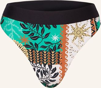 Seafolly High-Waist-Bikini-Hose Atlantis gruen