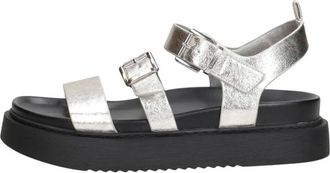 Tamaris Femme, Chaussures, Gris, Taille: 40 EU Sandalen Plat
