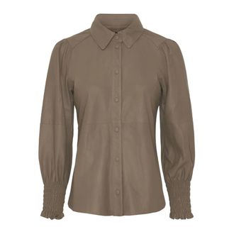 Notyz Bluse 3/4 &Auml;rmel Skind 100141 - - Blouses & Shirts - Damen - Beige - XS