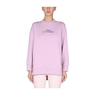 Stella McCartney Sweatshirt mit 3D-Logo - - Sweatshirts & Hoodies - Damen - Lila - XS