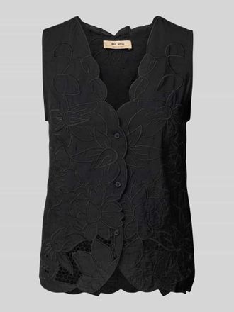 Mos Mosh Regular Fit Blusentop mit V-Ausschnitt Modell Daima