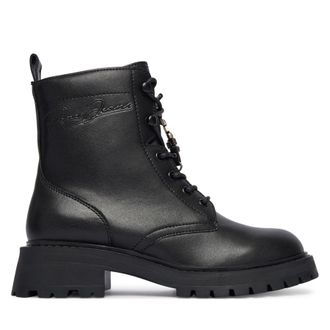 Pepe Jeans London Schn&uuml;rstiefeletten Pepe Jeans Stacy Play W PLS500022 Schwarz