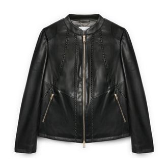 Fiorella Rubino Damen, Jacken, Schwarzk, 3XLGr&ouml;&szlig;e