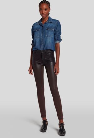 7 For All Mankind Damen Pants Hw Skinny Skinny Fit