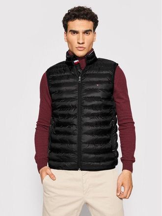 Tommy Hilfiger Bodywarmer Core Circular MW0MW18762 Schwarz Regular Fit