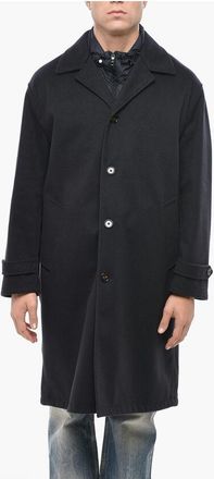 Dolce & Gabbana Cashmere Blend Straight Fit Coat with Flush Pockets size 48