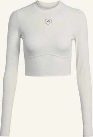 adidas Adidas By Stella Mccartney Adidas By Stella Mccartney Lang&auml;rmeliges Crop-Top beige