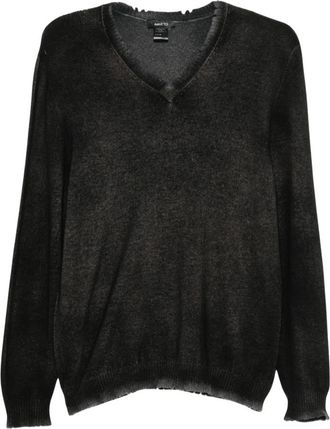 Avant Toi Maille col V - Homme - Pulls - Noir - Taille: L