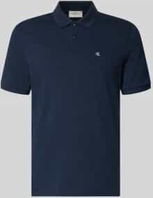 Calvin Klein Jeans Straight Fit Poloshirt mit Label-Stitching