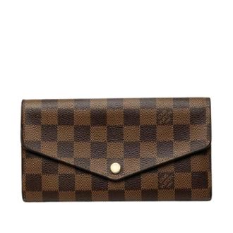 Louis Vuitton Portefeuille Long Pre-owned - Femme - Pre-owned - Brun - Taille: ONE Size
