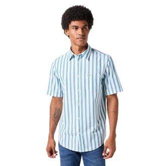 Wrangler Herren 1 Pkt Shirt, Weiß, S EU