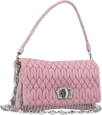 Miu Miu Sac bandouli&egrave;re Pre-owned - Femme - Pre-owned - Rose - Taille: ONE Size