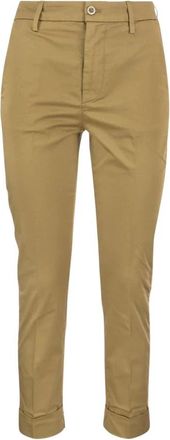 Dondup Femme, Pantalons, Brun, Taille: W30 Chinos Tailleur