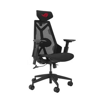 Asus ROG Destrier Ergo Core Chaise de Gaming Ergonomique avec accoudoirs &agrave; 360 degr&eacute;s jusqu&agrave; 14 cm de Hauteur pour Les Jeux Mobiles, Cadre en Nylon, Maille