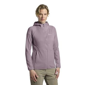 Jack Wolfskin Kolbenberg Hooded Fz W Blouson de Polyester molletonn&eacute;, Wild Blossom, XL Femmes