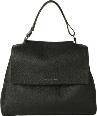Orciani Femme, Sacs, Noir, Taille: ONE Size Sveva Soft Medium Shoulder Bag