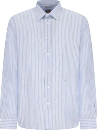 Dior Homme, Chemises, Bleu, Taille: 2XL Shirt 7CM