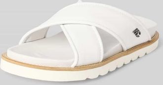 Marc Cain Slides mit Label-Applikation