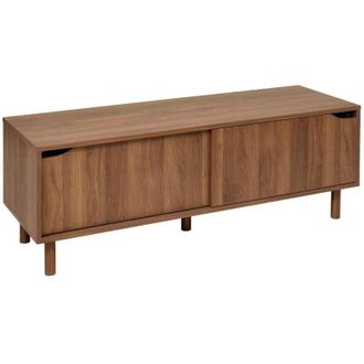 5five Simply Smart Meuble TV 2 Portes Slidy 120cm Marron