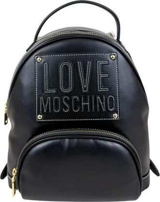 Love Moschino Femme, Sacs, Noir, Taille: ONE Size PU Backpack