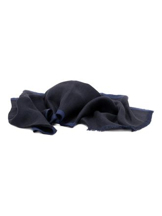 Brunello Cucinelli Schal aus Leinen - Blau