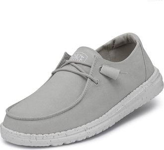 HeyDude Hey Dude Damen Wendy Slub Canvas Moccasin, Hellgrau, 41 EU