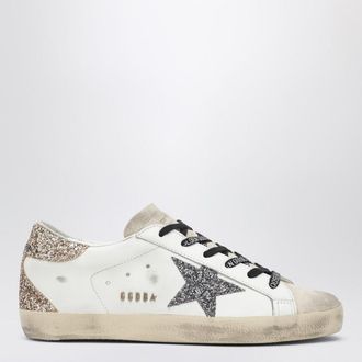 Golden Goose White/silver/gold Super-Star sneaker