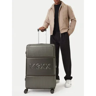 Mexx Gro&szlig;er Koffer MEXX CEO-MEXX-037-L-SILVER Silberfarben
