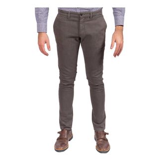 Siviglia Denim-Effekt Polyesterhose - - Trousers - Herren - Braun - W30