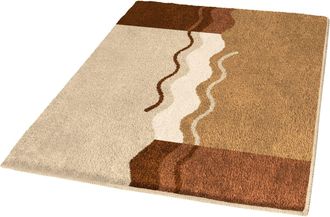 Kleine Wolke 5503225129 Vanessa Badteppich Polyacryl braun, braun, 60 x 100 cm, 4004478163645