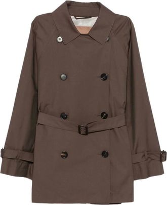 Max Mara Femme, Manteaux, Brun, Taille: 34 FR Calle Trench Coat