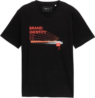 Tom Tailor T-Shirt mit Brusttasche, Dark Blueberry, XL