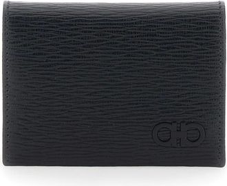 Ferragamo Homme, Accessoires, Noir, Taille: ONE Size Revival Card Holder