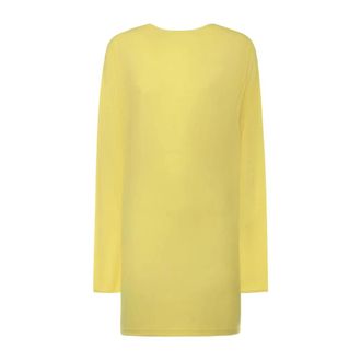 Jacquemus Robe Manches Longues Mistral - Femme - Robes - Jaune - Taille: 36 FR