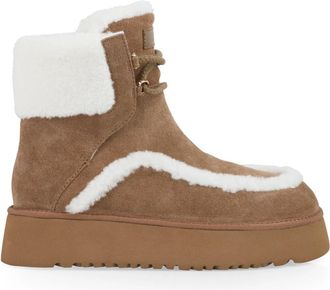 Marc Cain Schn&uuml;r-Plateau-Stiefeletten - - Shoes - Damen - Braun - 40 EU