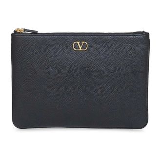 Valentino Garavani Femme, Sacs, Noir, Taille: ONE Size Vlogo Signature Clutch