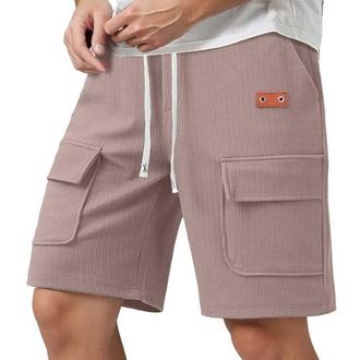 Generic Pantalon cargo pour homme en velours c&ocirc;tel&eacute;, respirant, taille &eacute;lastique, cordon de serrage, style d&eacute;contract&eacute;, 2026, kaki, XXL