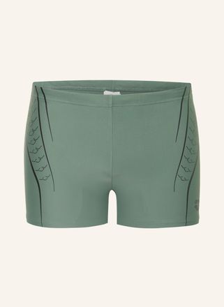 Arena Badehose Double Graphic Mit Uv-Schutz 50+ grau