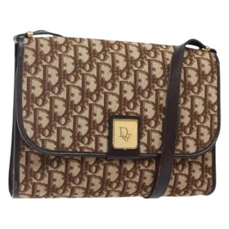 Dior Pre-owned Vintage Trotter Canvas Schultertasche - - Pre-owned - Damen - Braun - ONE SIZE