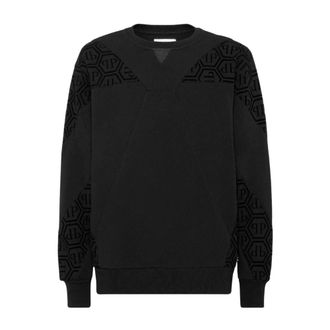 Philipp Plein Hoodie Sweatshirt Skull - - Sweatshirts & Hoodies - Herren - Schwarzk - L