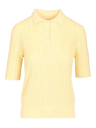 Lisa Yang Pull Col Rond - Jaune