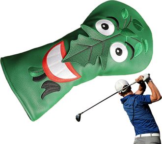 Generic Kopfbedeckung f&uuml;r Golfschl&auml;ger - PU Leder Lustige Putter Headcover | Golf Headcovers | f&uuml;r &Uuml;bungskurs Outdoor M&auml;nner Frauen Sport Turnier spielen