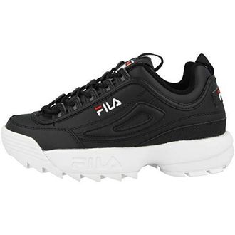 Fila Fila Femme Disruptor Wmn Sneaker,Noir Blanc,41 EU