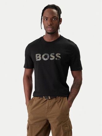 HUGO BOSS T-Shirt Insignia 50556009 Schwarz Regular Fit