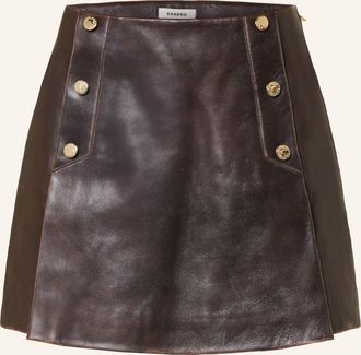 Sandro Sandro Lederrock braun