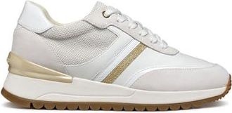 Geox Baskets D Desya A pour Femme, Or Blanc., 40 EU