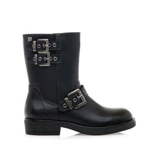 Mtng Bottines Plates Femme Bottines Plates Bruna 59832 Femme | Bottines Plates décontracté | Fermeture avec Fermeture éclair | 58220 | Trap Negro