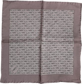 Dolce & Gabbana Homme, Accessoires, Brun, Taille: ONE Size Foulard Carr&eacute; en Soie